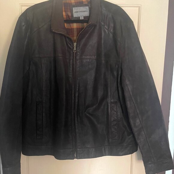 Johnston & Murphy | Jackets & Coats | Johnston Murphy Leather Jacket ...